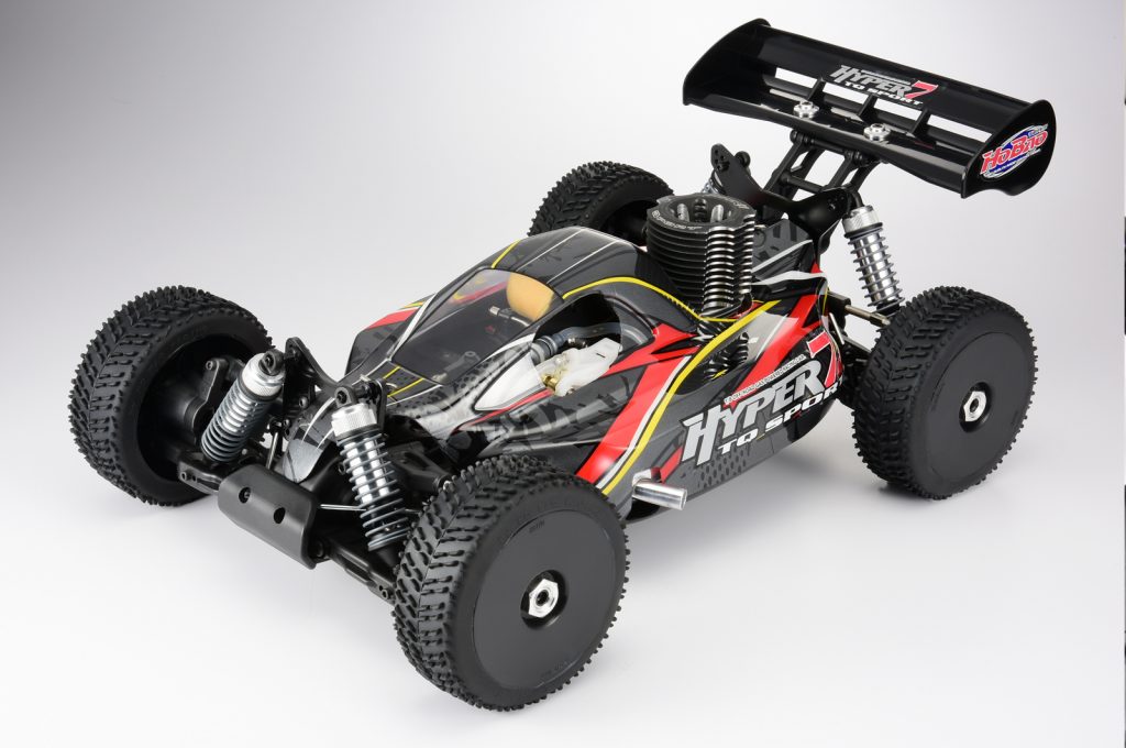 [HB-M7TQ-C28DG] HYPER 7 TQ 1/8 BUGGY NITRO RTR W/28 TURBO ENGINE (GREY ...